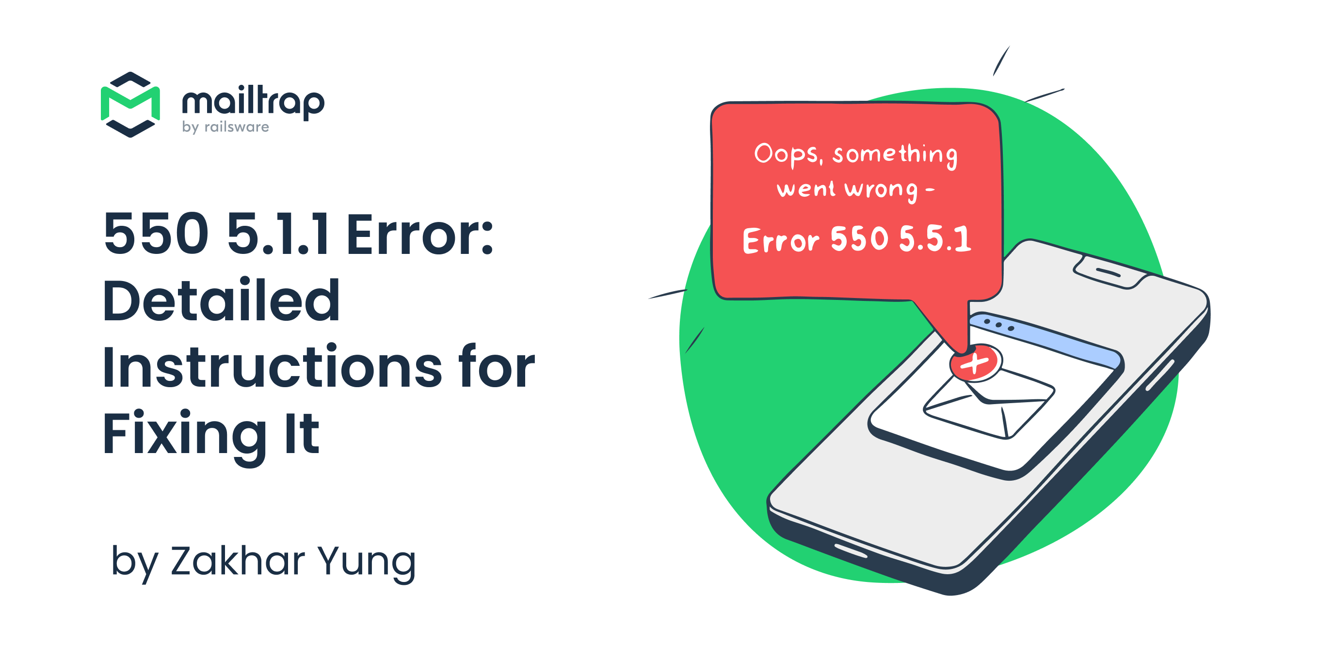 The 550 5 5 1 Server Error And How To Fix It Mailtrap Blog