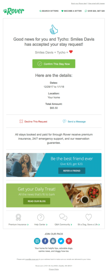 Great Examples of Confirmation Emails for All Cases | Mailtrap Blog