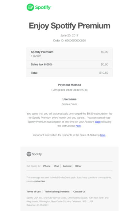Great Examples of Confirmation Emails for All Cases | Mailtrap Blog