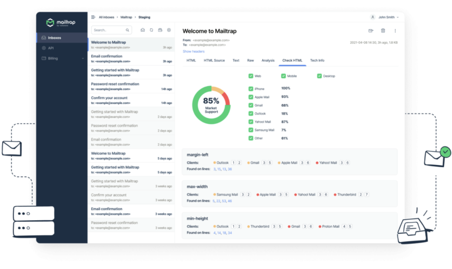 Free HTML & CSS Email Checker by Mailtrap