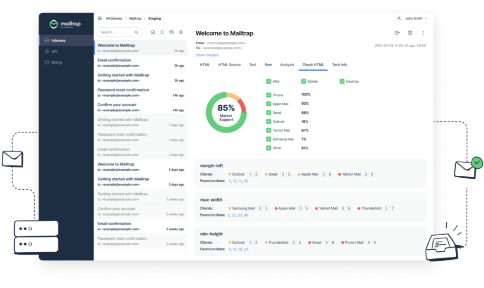 Free HTML & CSS Email Checker by Mailtrap