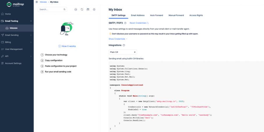 Send emails with Gmail SMTP in C# [2023 Guide]