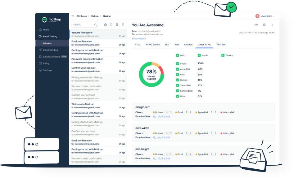Email Testing Tool #1 - Mailtrap