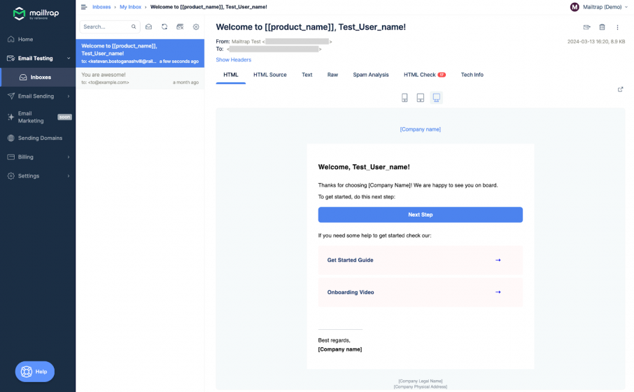 Mailtrap Releases Email Testing API for Email Templates