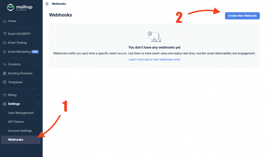 What are webhooks and how to use them | Mailtrap