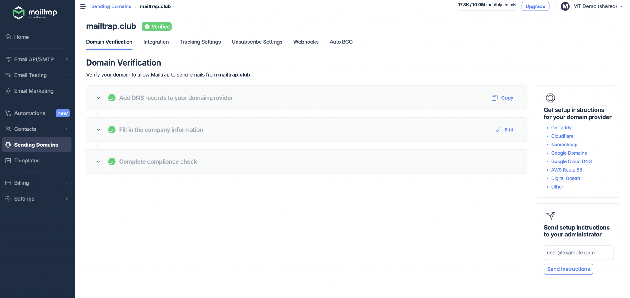 How to Migrate to Mailtrap