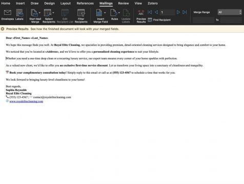 Mail Merge Word: A Step-by-Step Guide with Examples [2025]