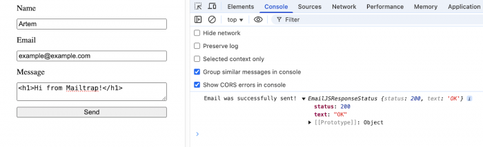 EmailJS React: Tutorial with Code Snippets [2025]